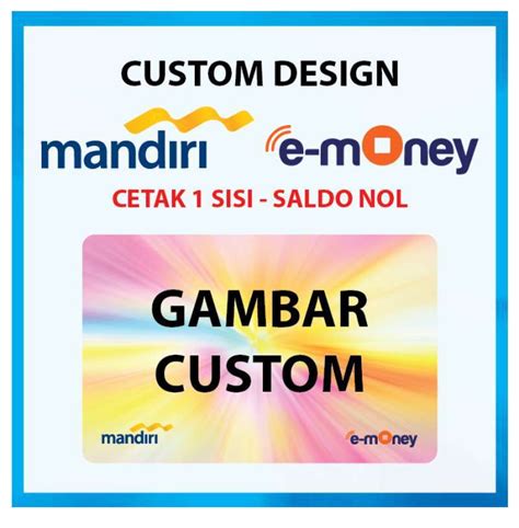 Kartu e-Toll Mandiri Custom: Ekspresikan Diri, Lancar di Jalan ...